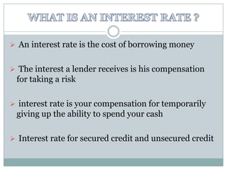 DEREGULATION OF SAVINGS ACCOUNTS INTEREST RATE | PPTX