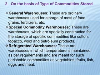 role of importance of storage | PPT