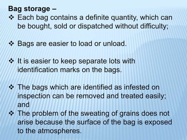 role of importance of storage | PPTX