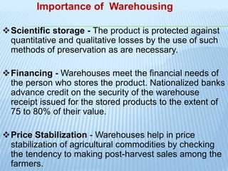 role of importance of storage | PPT