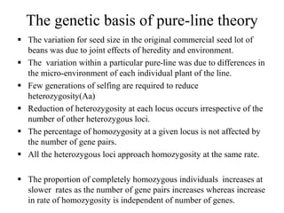 Genetic Basis of selection | PPTX