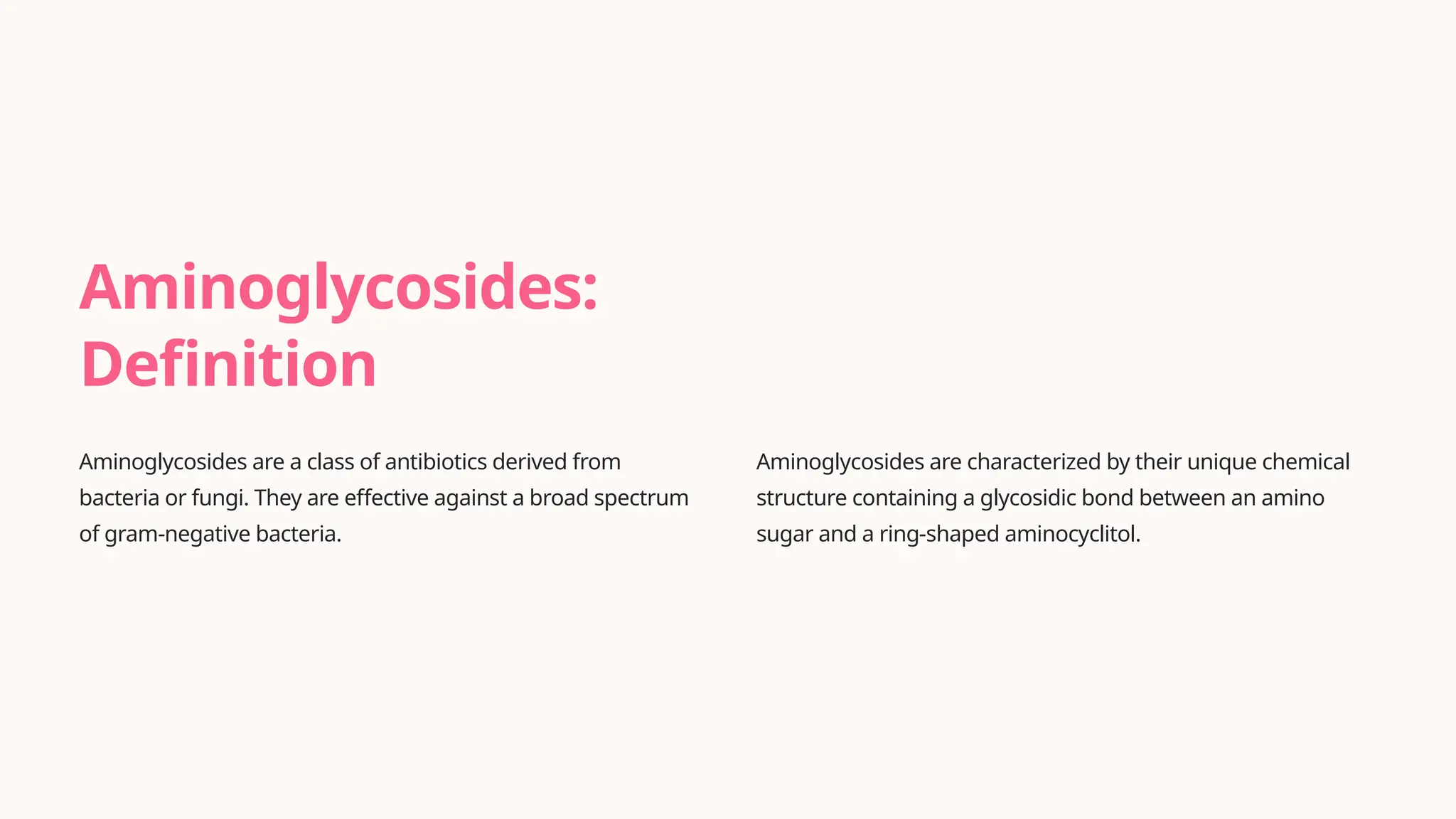 Aminoglycoside,Mechanism of Action,pharmacokinetics,Adr | PPTX