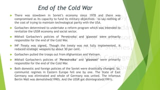 Cold War | PPTX | Defense Industry | Industries