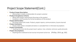 Scope Management | PPTX