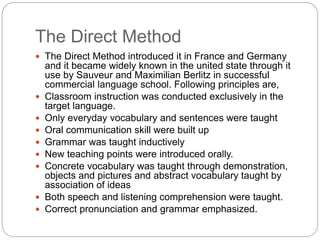 APPROACHES AND METHOD IN LANGUAGE TEACHING | PPTX