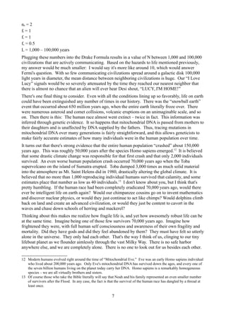 Are We All Alone? | PDF