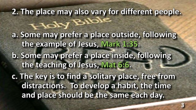 Alone time with god2 | PPTX