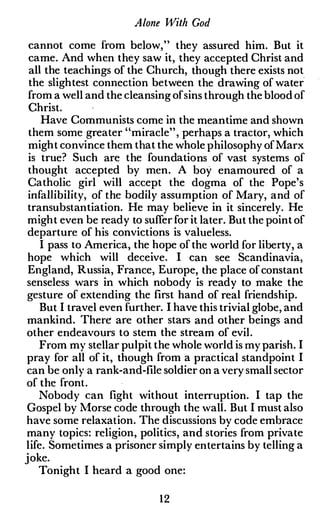 Alone with god (1988) - Richard Wurmbrand | PDF