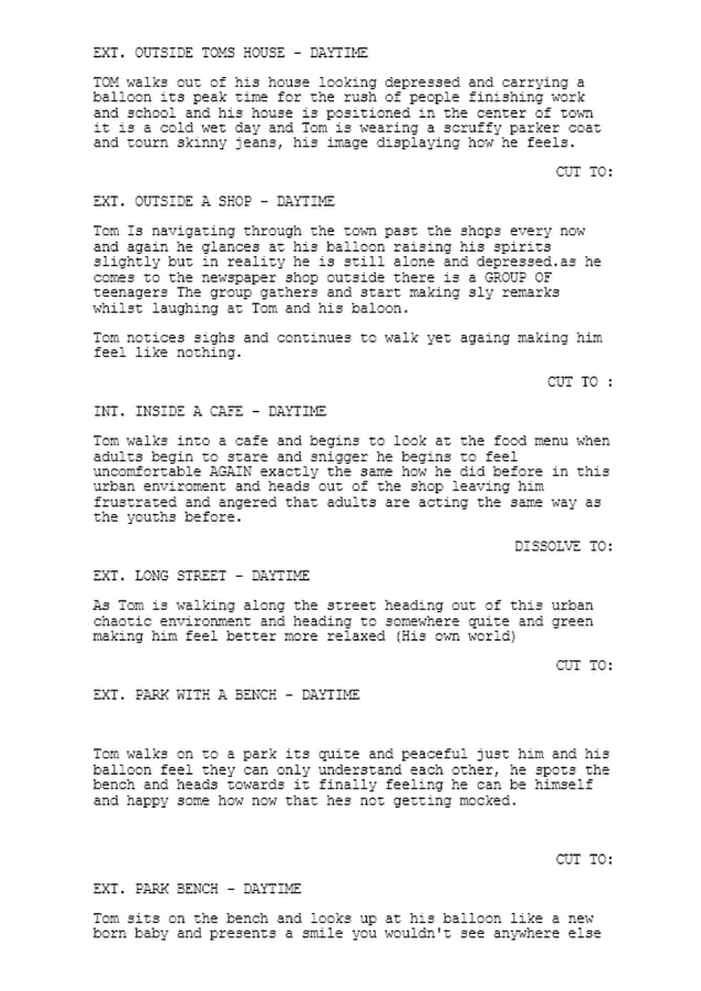 A long day by nick mc cabe second draft script | DOCX