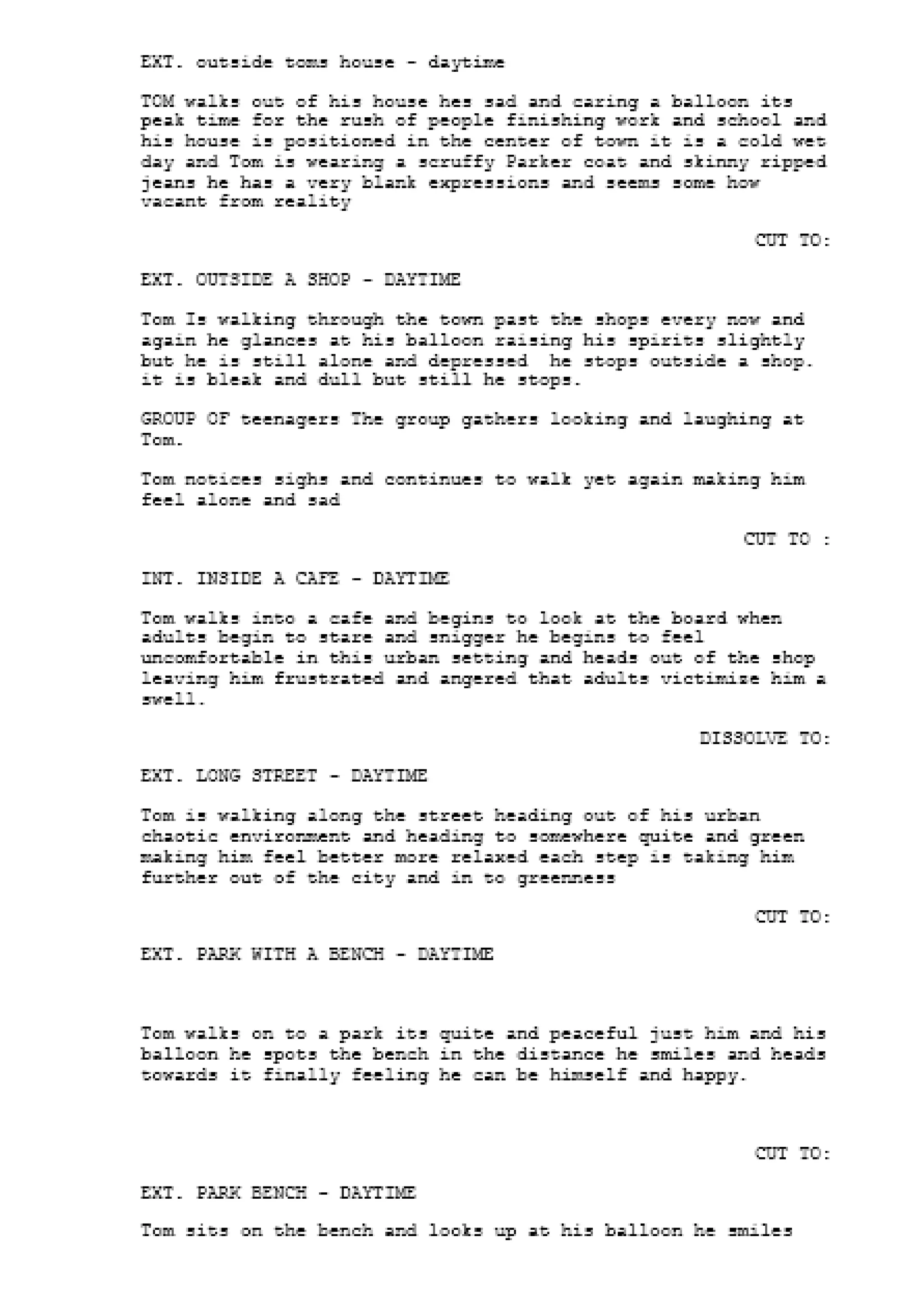 A long day second draft sript by max rogan | PDF