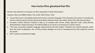 Glocalization (Iranian Film) | PPTX