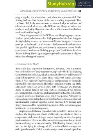 A Longitudinal Study Of Enhancing Critical Thinking And Reading ...