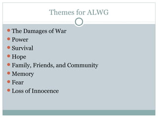 ALWG Introduction | PPT