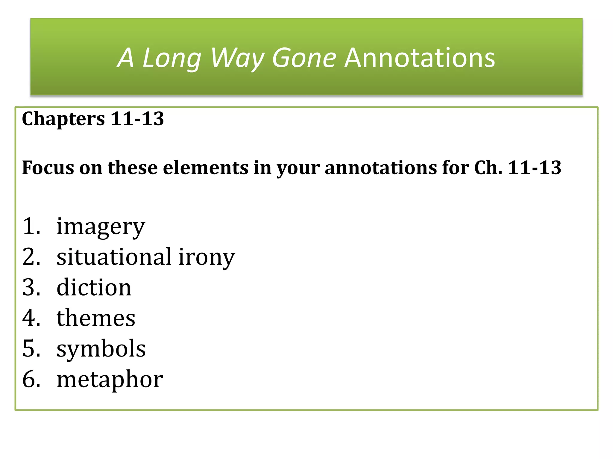 A long way_gone_unit_power_point_slides | PPTX