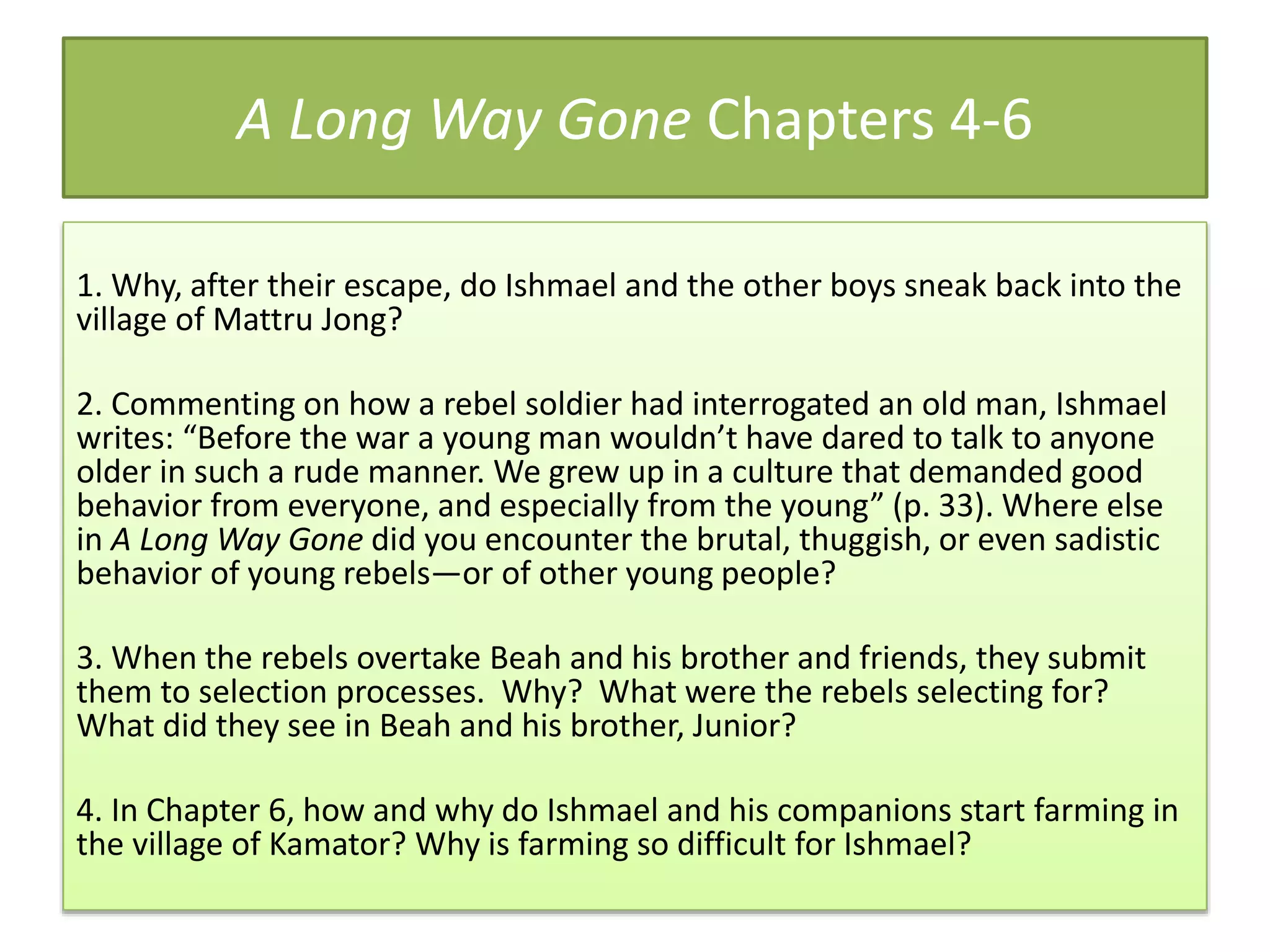 A long way_gone_unit_power_point_slides | PPTX