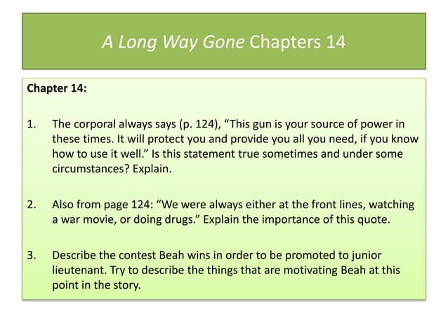 A long way_gone_unit_power_point_slides | PPT