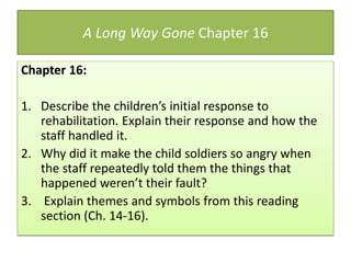 A long way_gone_unit_power_point_slides | PPTX | Poetry | Books and ...