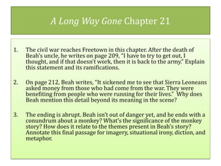 A long way_gone_unit_power_point_slides | PPTX