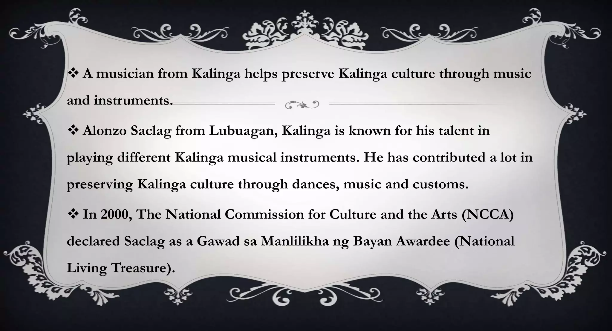 Alonzo saclag | PPTX