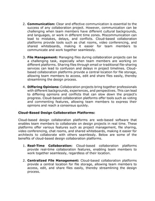 A look at critical design collaboration challenges and resolution with ...