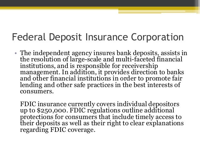 A Look at How the FDIC Helps Consumers