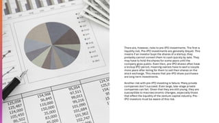 A Look at Pre-IPO Investing - Frank Cardia | PPT