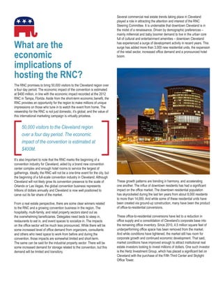 A look at the RNC's impact on Cleveland | PDF