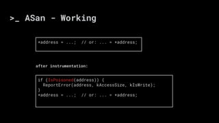 A look into the sanitizer family (ASAN & UBSAN) by Akul Pillai | PDF