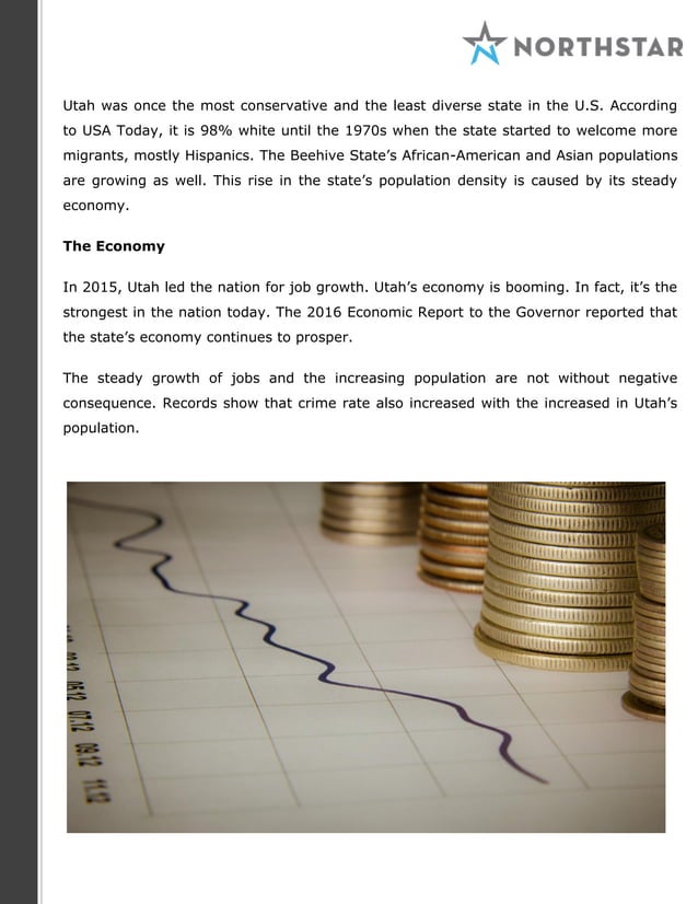 A Look into Utah’s Economy and Crime Rate | PDF