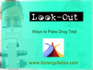 How to pass drug test in different ways | PPTX