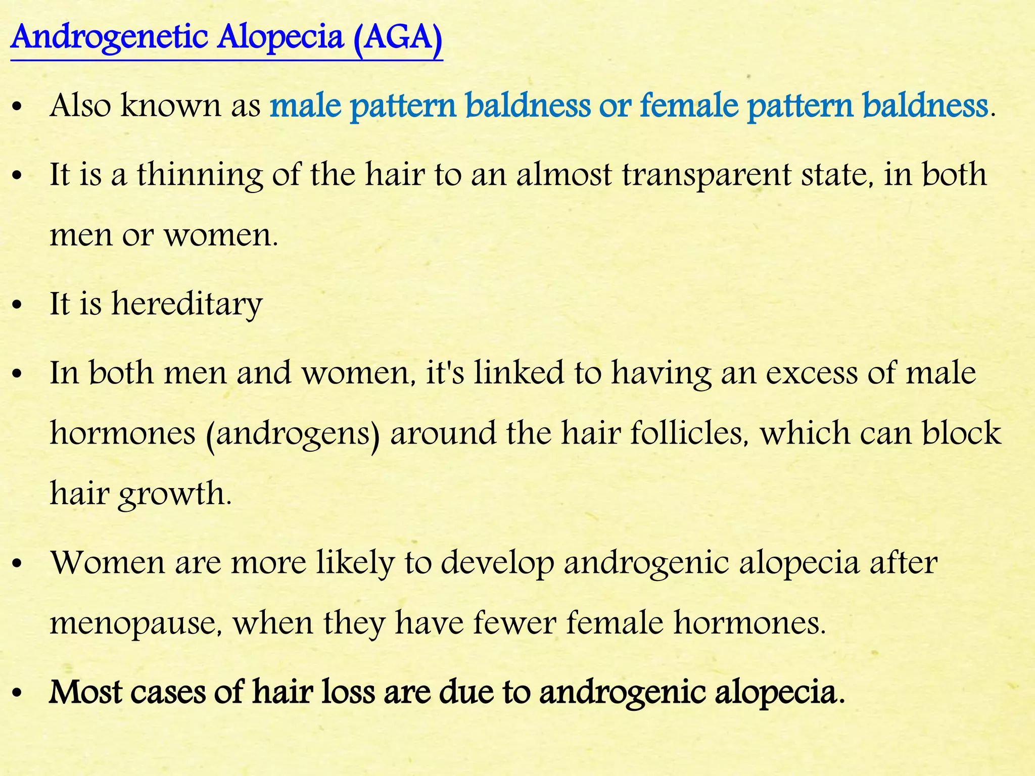 Alopecia | PPTX