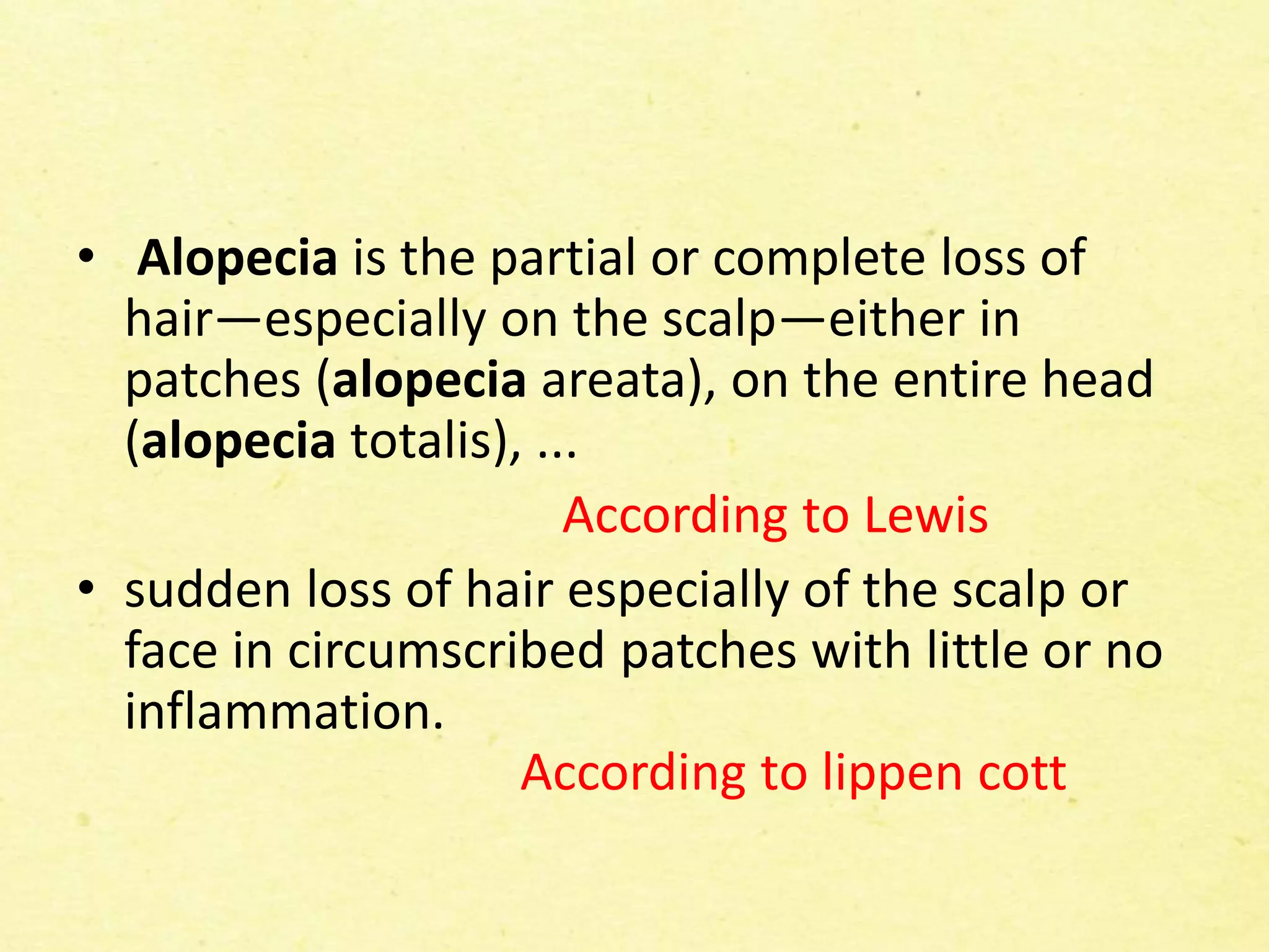 Alopecia | PDF