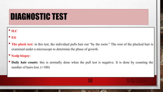 Alopecia.pptx ( Integumentary System...) | PPTX