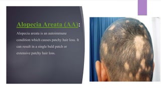 Alopecia of hair disorders with medication.pptx