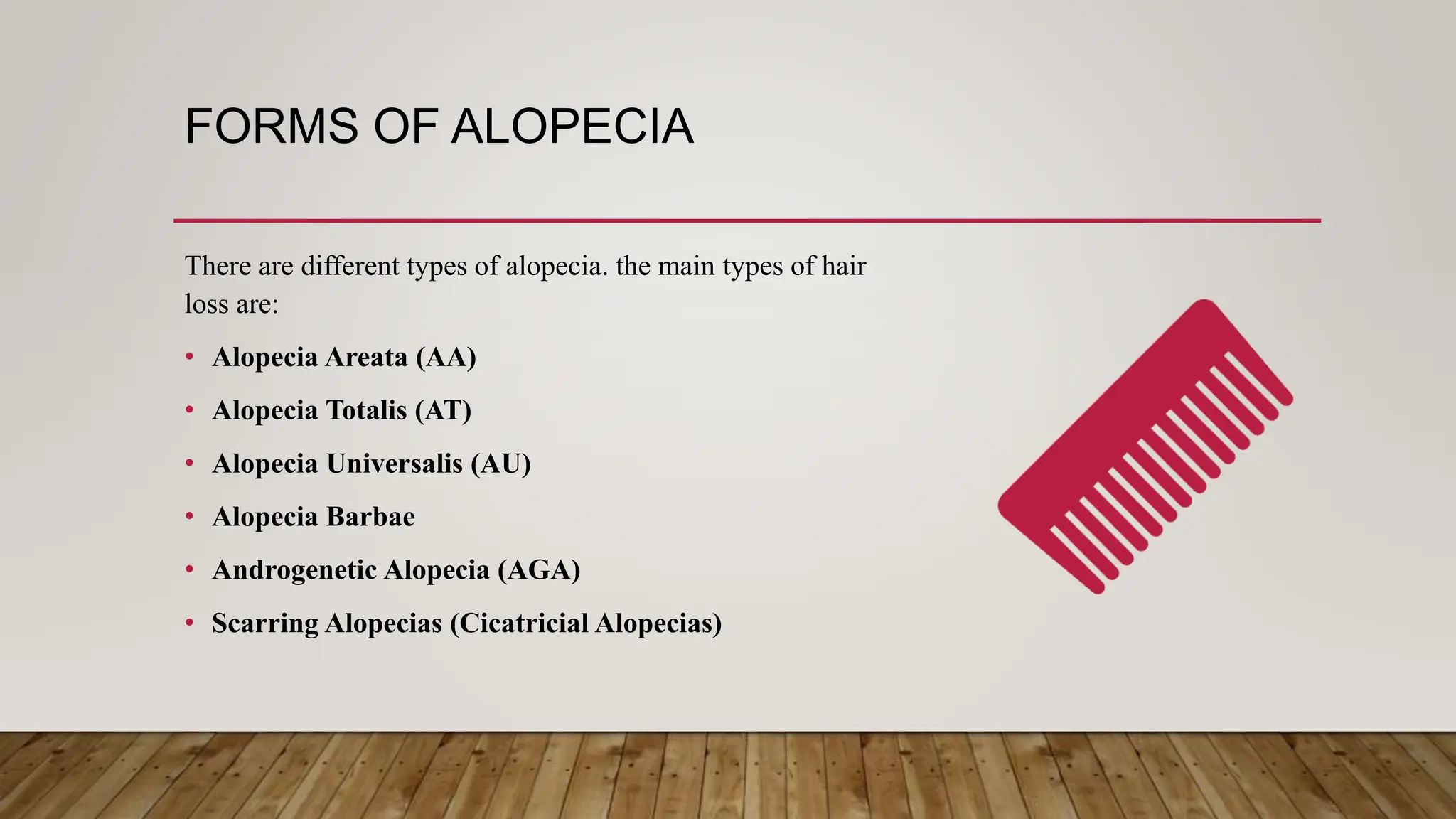 Alopecia & Its evaluation, management, care. | PPTX