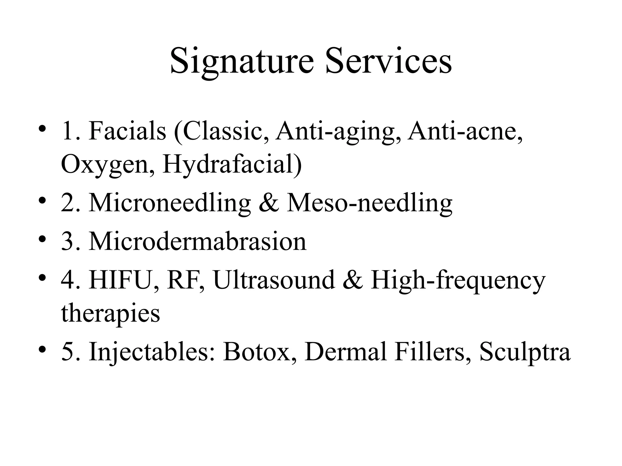 Alora Skin Clinic Services Summary.pptx