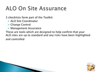 Alo site coordinator | PPTX