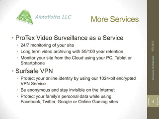 Alota yotta products and services | PPTX