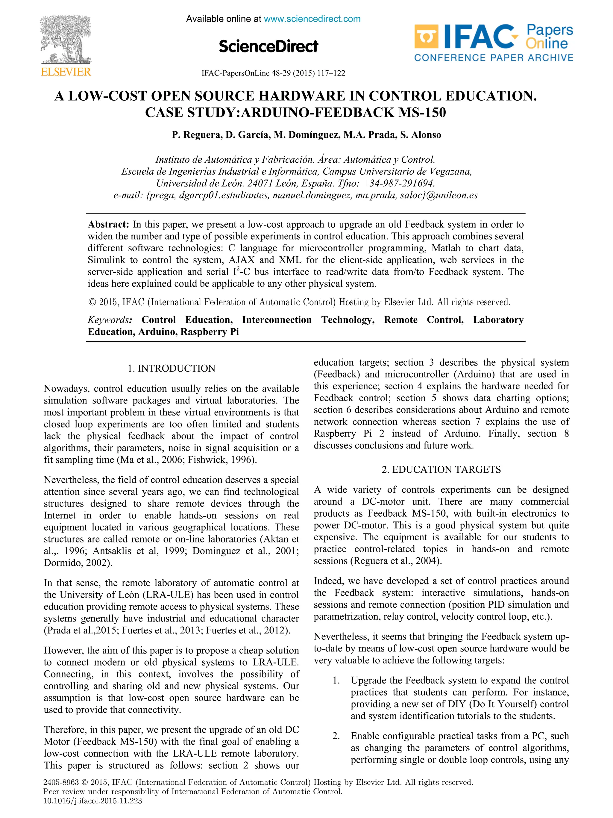 A LOW-COST OPEN SOURCE HARDWARE IN CONTROL EDUCATION - CASE STUDY ARDUINO-FEEDBACK MS-150.pdf
