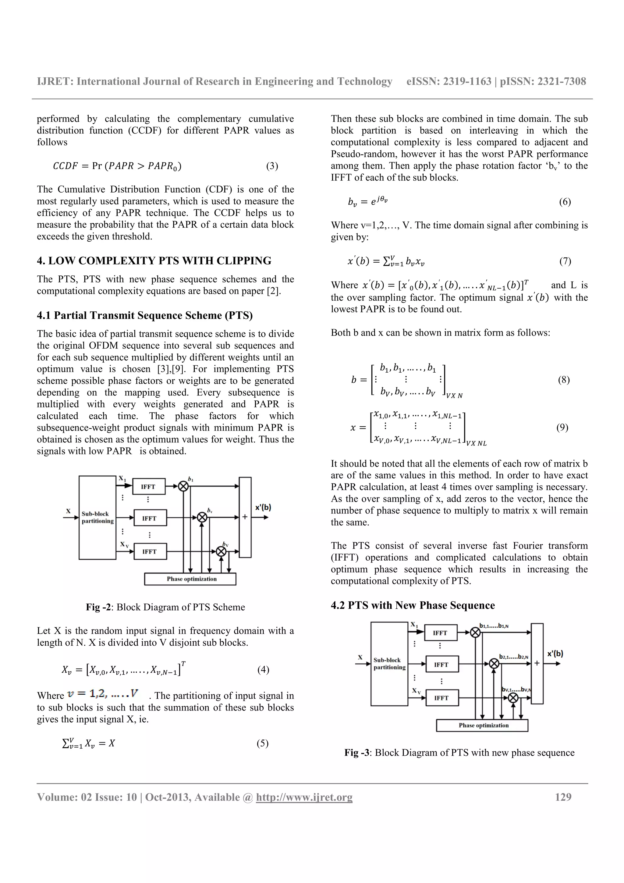 A low complexity partial transmit sequence scheme for | PDF