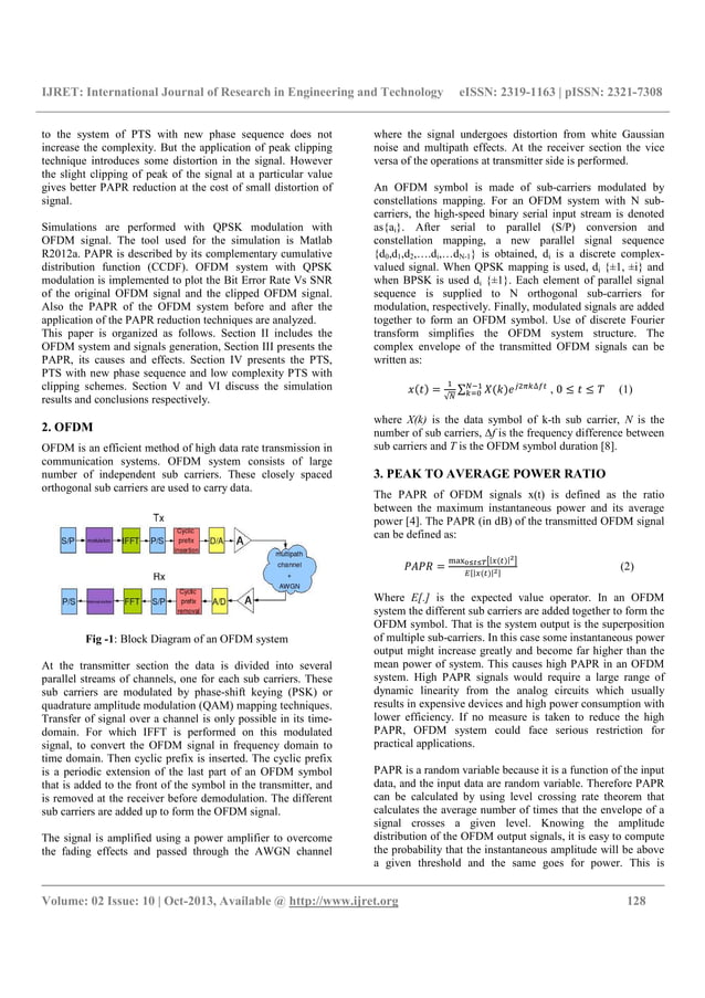 A low complexity partial transmit sequence scheme for | PDF