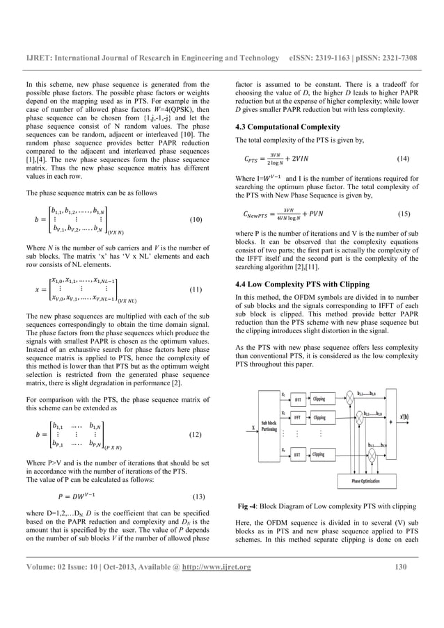 A low complexity partial transmit sequence scheme for | PDF