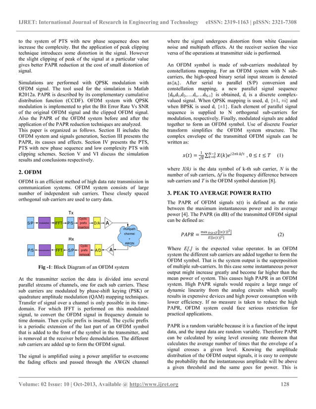 A Low Complexity Partial Transmit Sequence Scheme For Better Papr