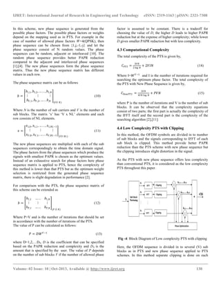 A low complexity partial transmit sequence scheme for better papr reduction in ofdm systems | PDF