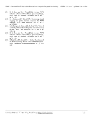 A low complexity partial transmit sequence scheme for better papr reduction in ofdm systems | PDF