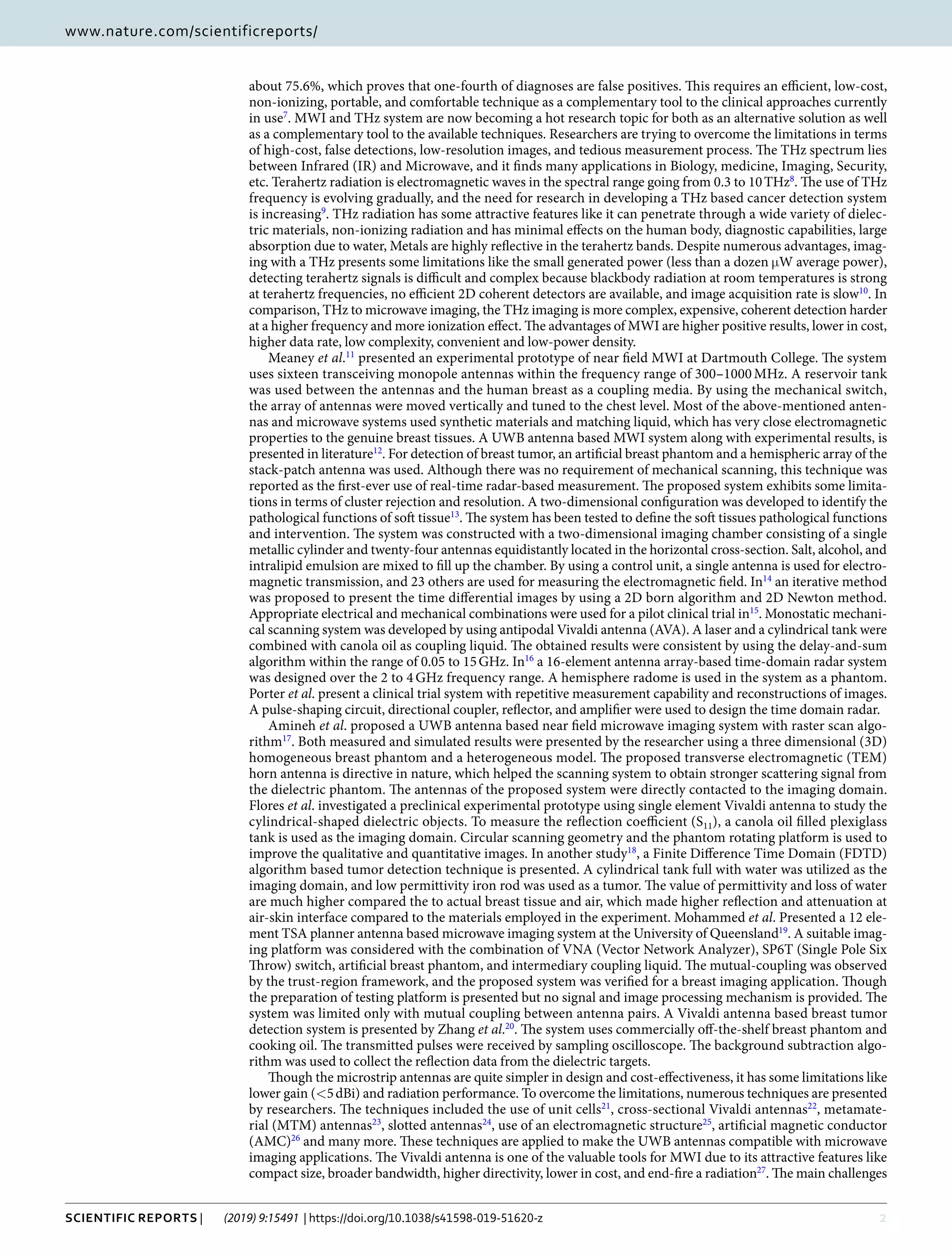 A Low Cost And Portable Microwave Imaging System For Breast Tumor Detection Using Uwb