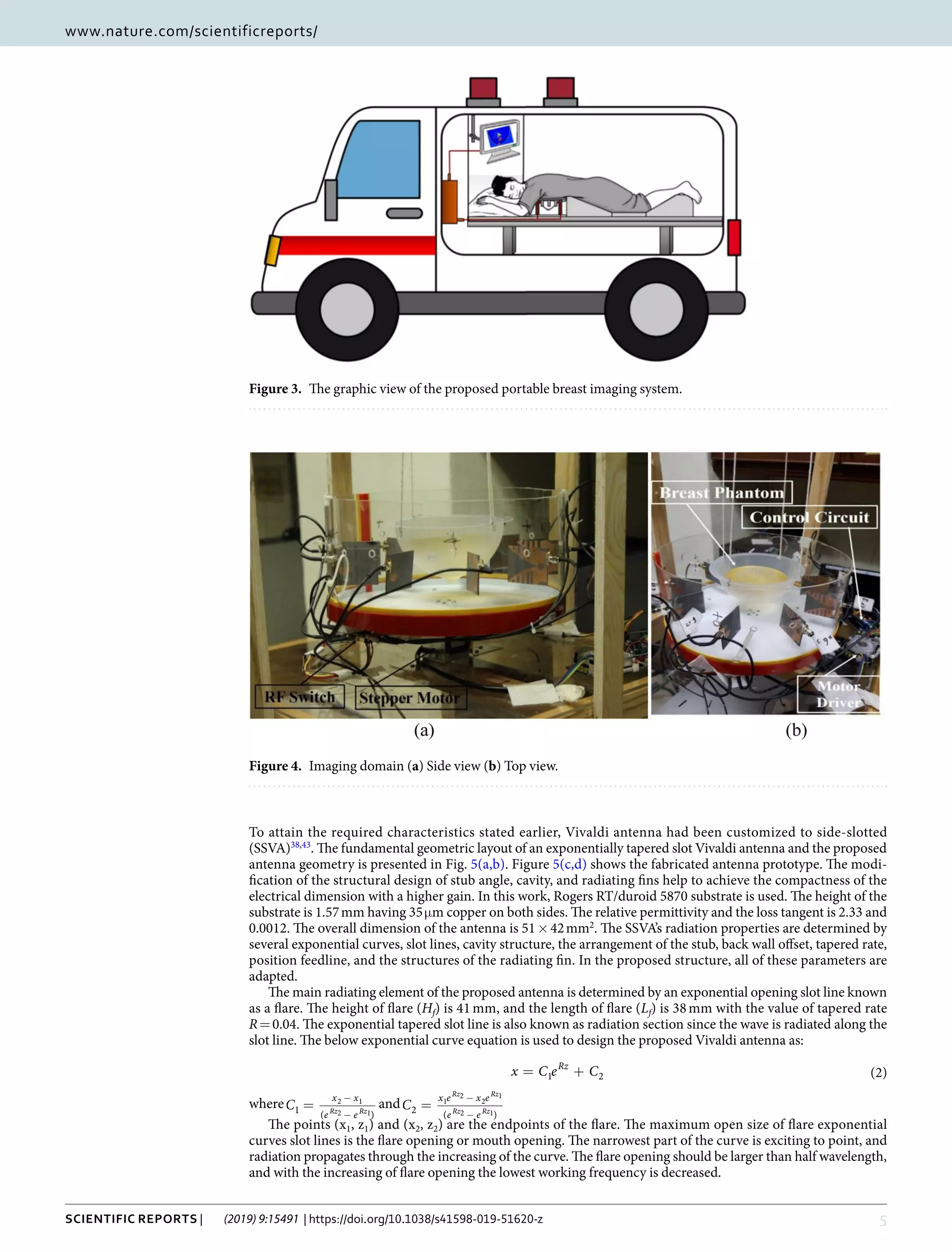 A Low Cost And Portable Microwave Imaging System For Breast Tumor Detection Using Uwb