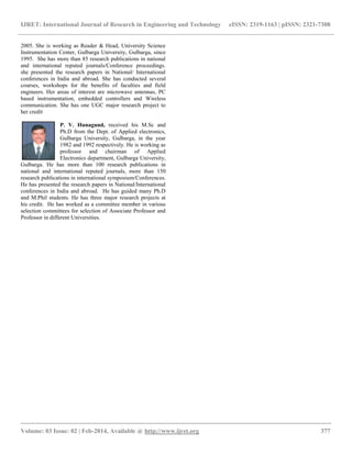 A low cost short range wireless embedded system for multiple parameter control | PDF