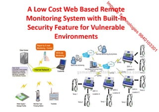 A low cost web based remote monitoring system with built in security ...