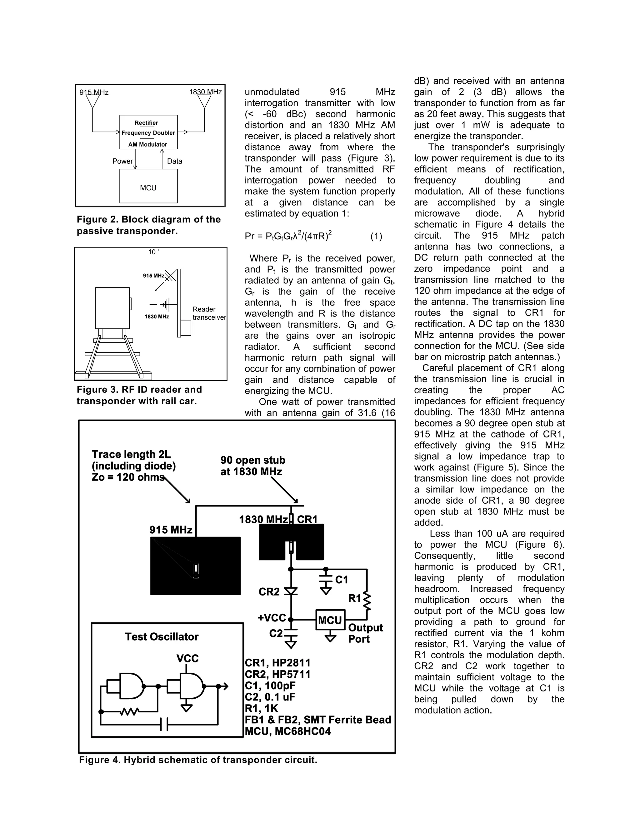 A low power rf id transponder | PDF